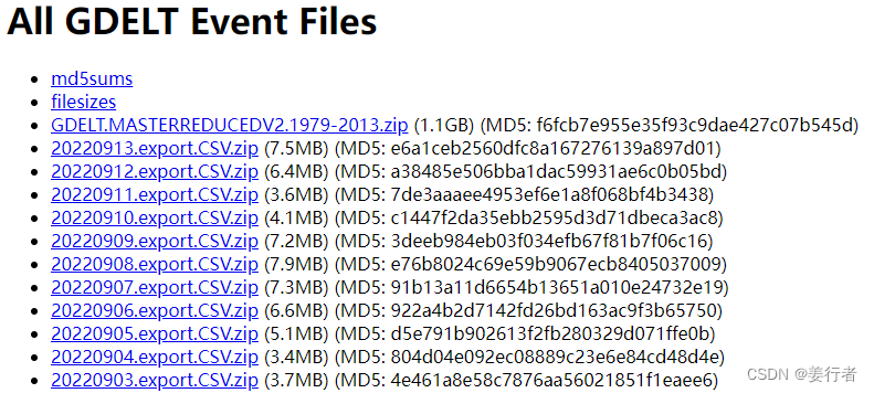 事件数据库Event Databse (ICEWS & GDELT)-CSDN博客