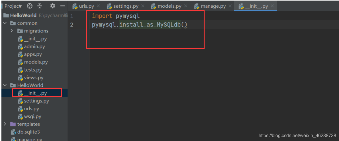 django连接mysql数据库_create database d1 default charset=utf8;-CSDN博客