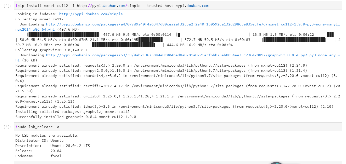 MXNet GluonTS使用报错：OSError: libnccl.so.2: cannot open shared object file: No such file or ...