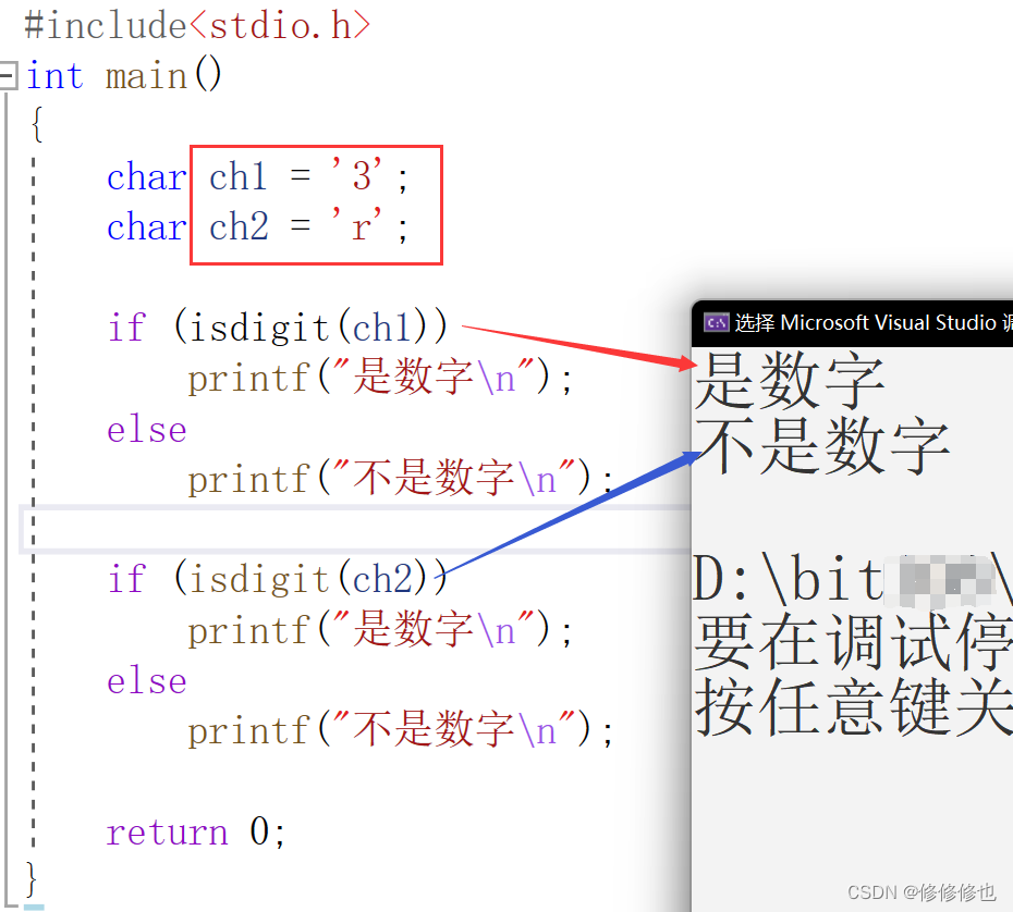 【C语言】判断字符类型的三种方法_c语言字符串判断-CSDN博客