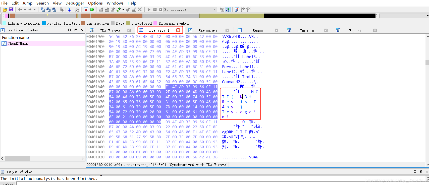 bugku-writeup-Reverse-Easy_vb_flag形式为flag{},小花好久不用od了,重新试试吧。-CSDN博客