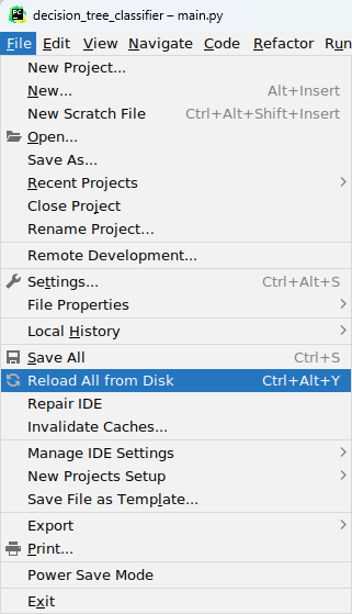 PyCharm Python Interpreter & Reload All from Disk-CSDN博客