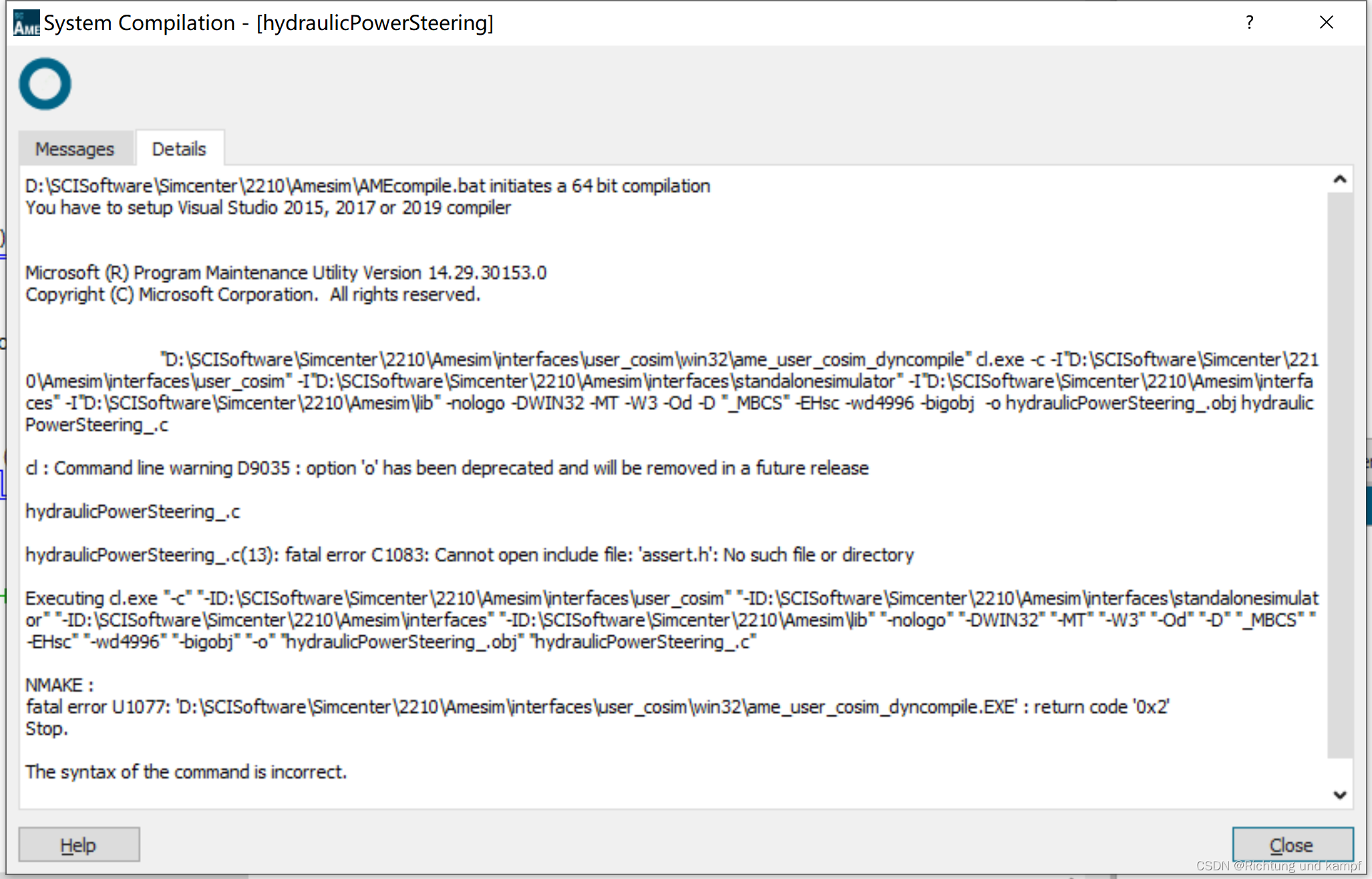 AMESim仿真报错乱码的解决办法-CSDN博客