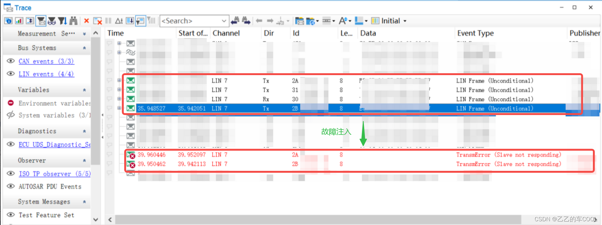 LIN协议的诊断测试（附CAPL自动化代码）_lin诊断-CSDN博客