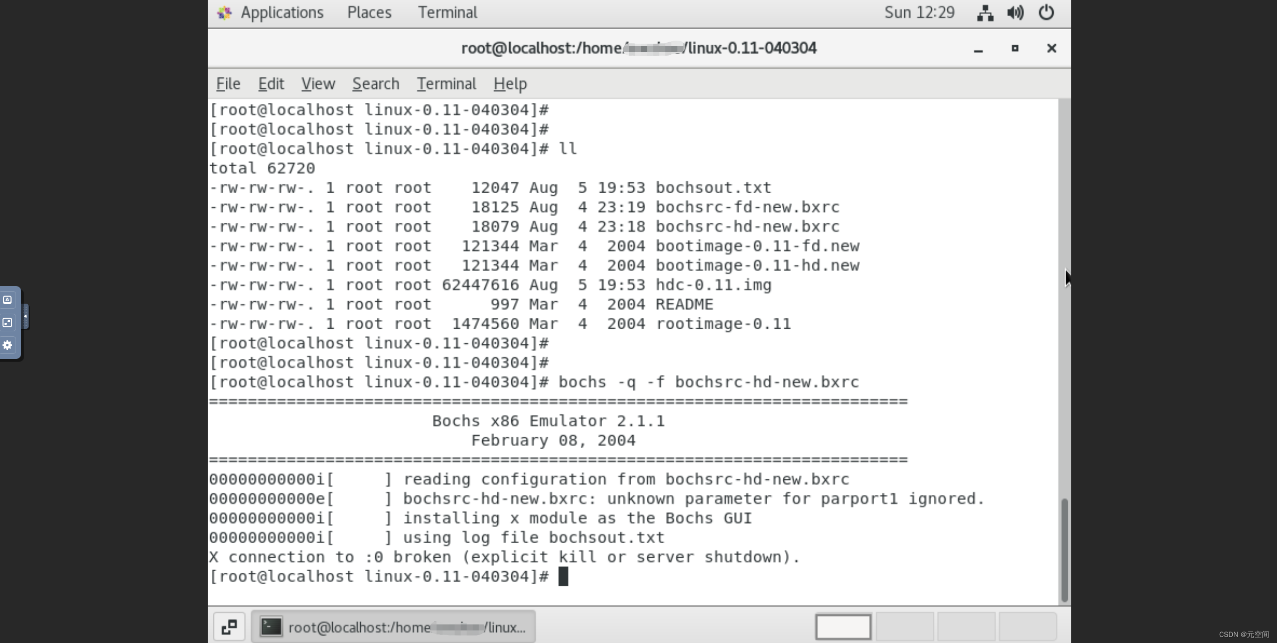 【linux源码学习】【实验篇】使用bochs运行linux0.11系统(搭建一个自己的工作站)-CSDN博客