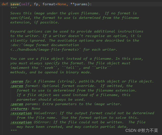 PIL save()报错ValueError: unknown file extension-CSDN博客