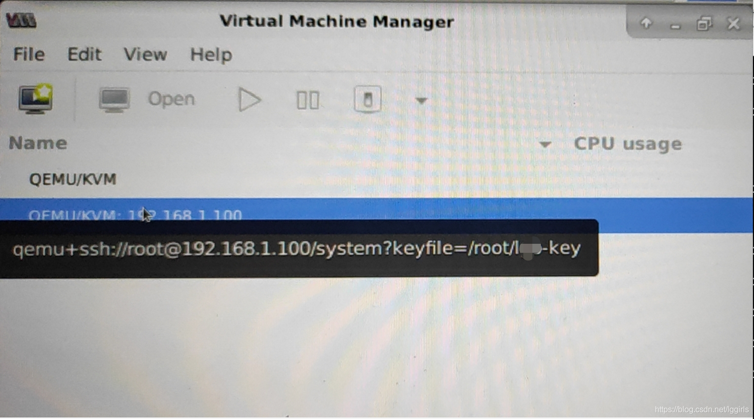 Virt-manager 采用ssh-key连接远程KVM主机并管理虚拟机_ssh virt manager-CSDN博客
