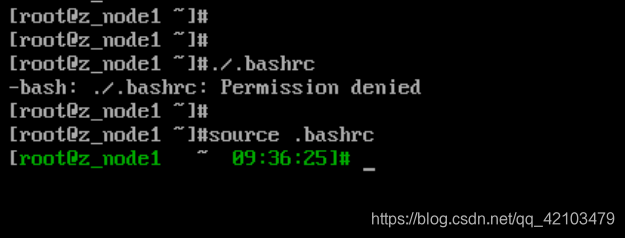 使用“. .bashrc”提示permission denied，而“source .bashrc”却可以成功_bashrc:12: permission denied-CSDN博客