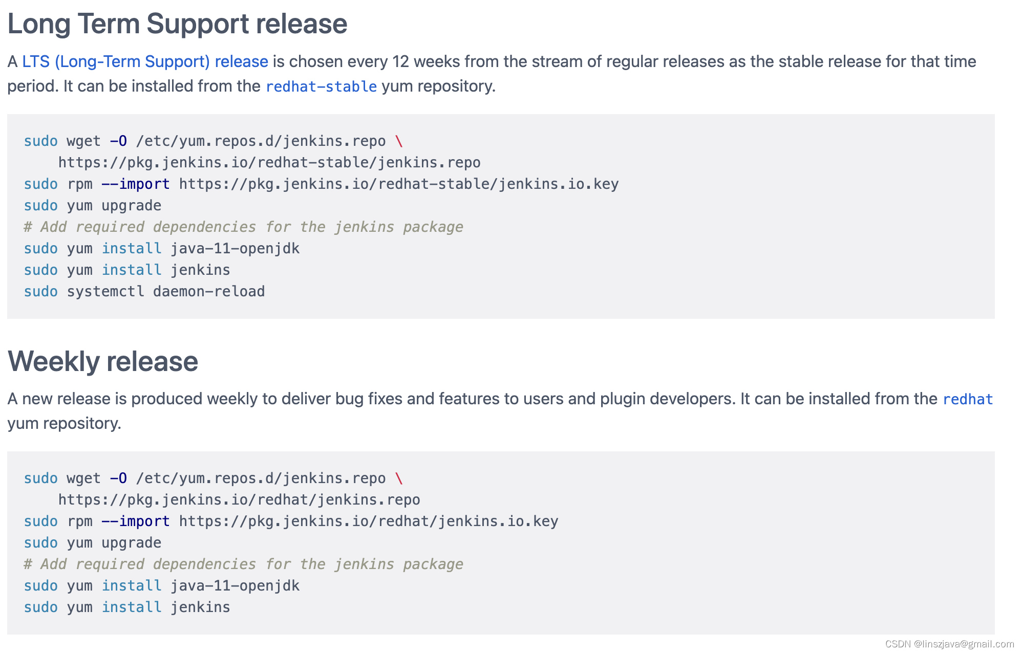 jenkins安装过程以及问题解决_sudo yum install java-11-openjdk 没反应-CSDN博客