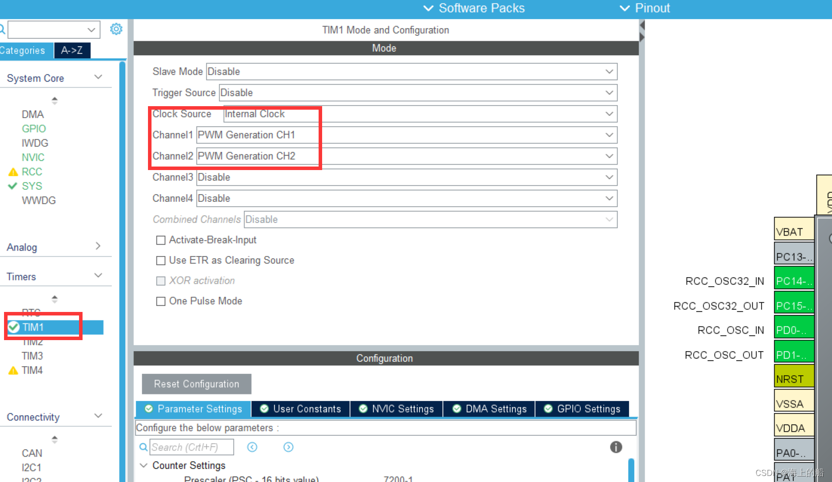STM32 HAL库 CubeMX配置 定时器学习 F103C8T6_cubemx配置定时器-CSDN博客