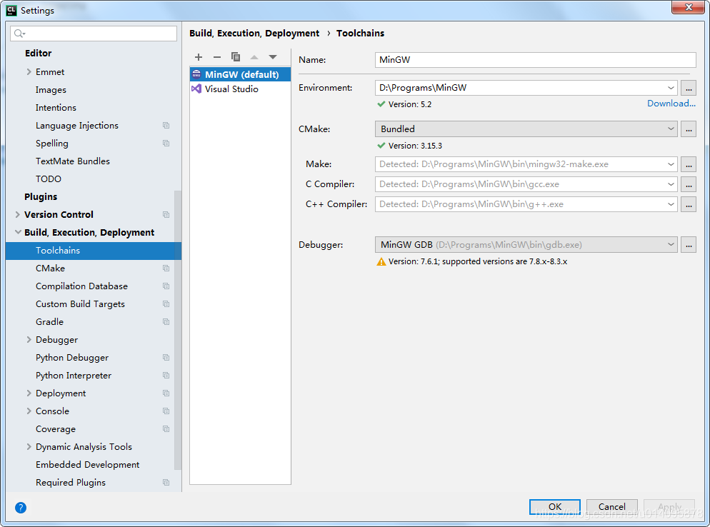 CLion 报错This file does not belong to any project target,code insight features might not work pro ...