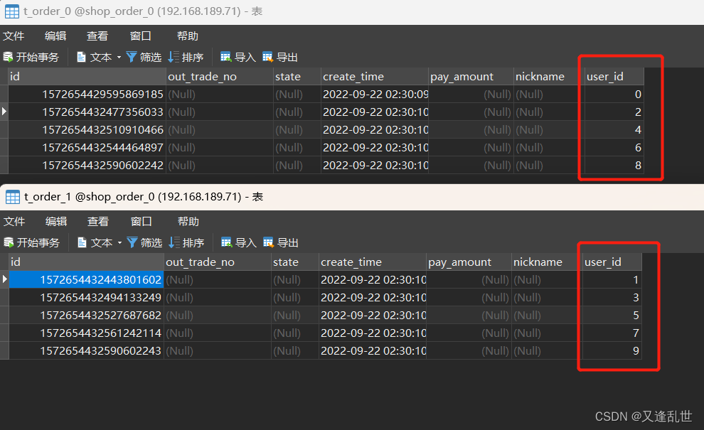 Sharding-JDBC 分库分表读写分离_tables sharding configuration can not use auto sha-CSDN博客