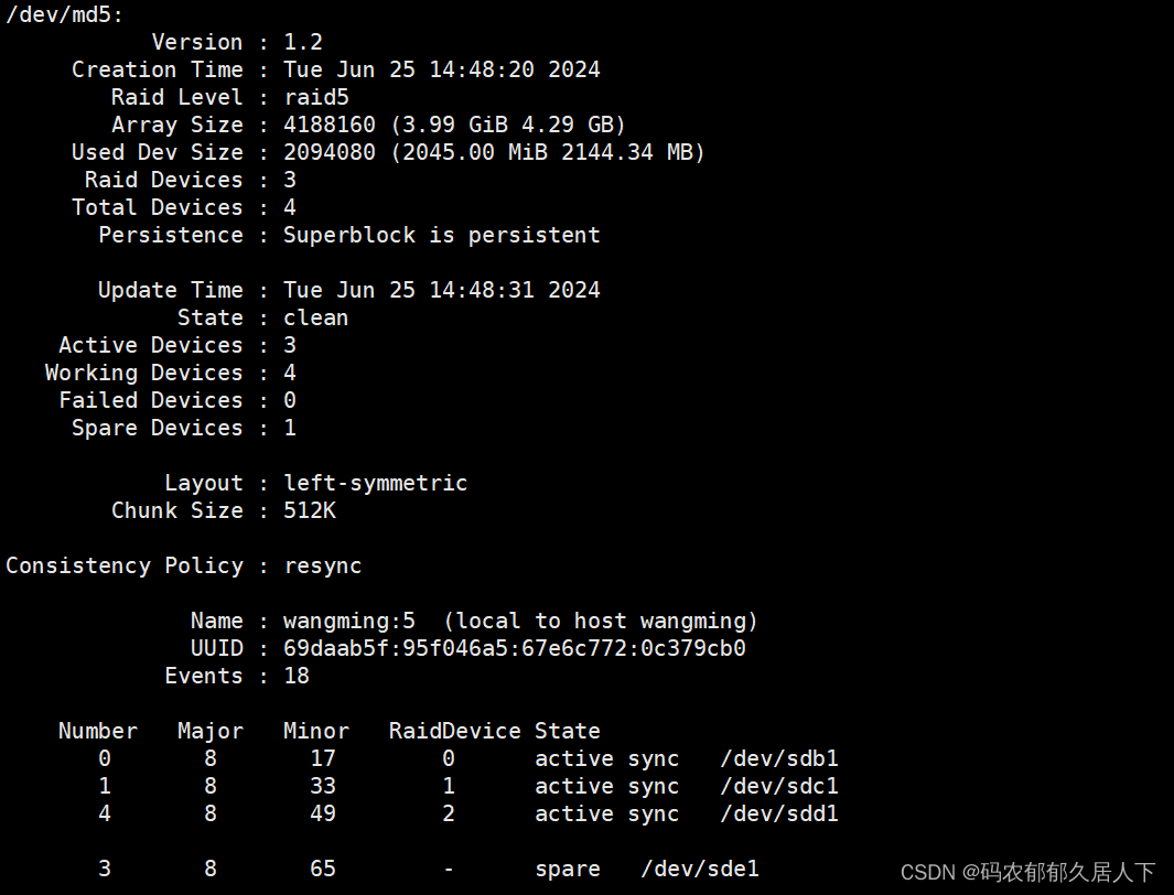 Linux：RAID磁盘阵列_linux查看raid信息命令-CSDN博客