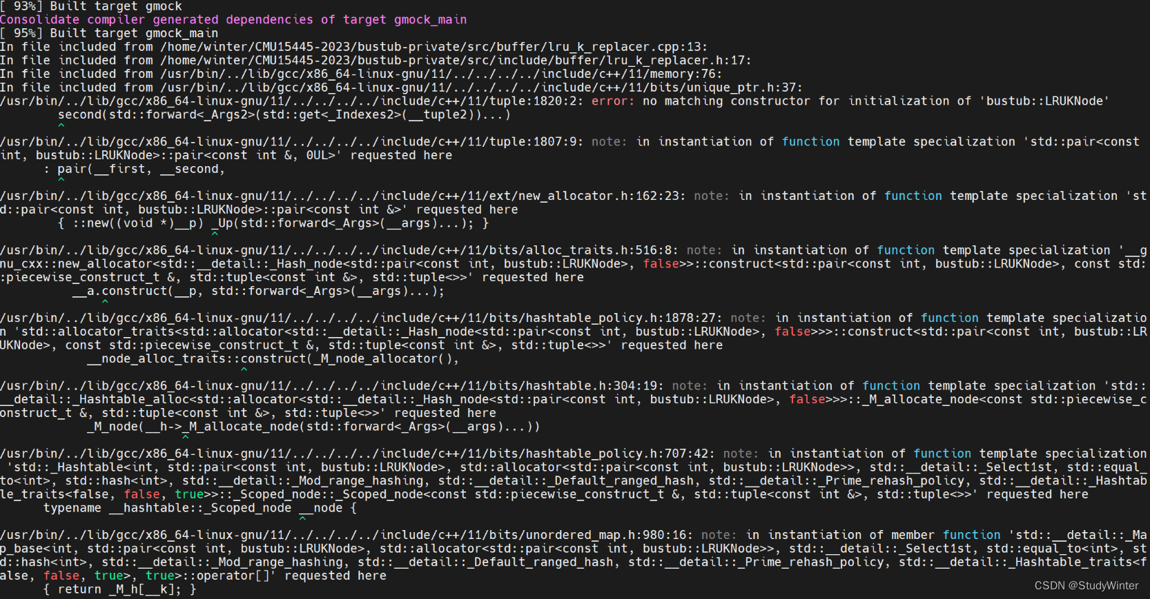 CMU15/445 2023 Spring-project1 LRU-K 替换策略_lru-k c++-CSDN博客
