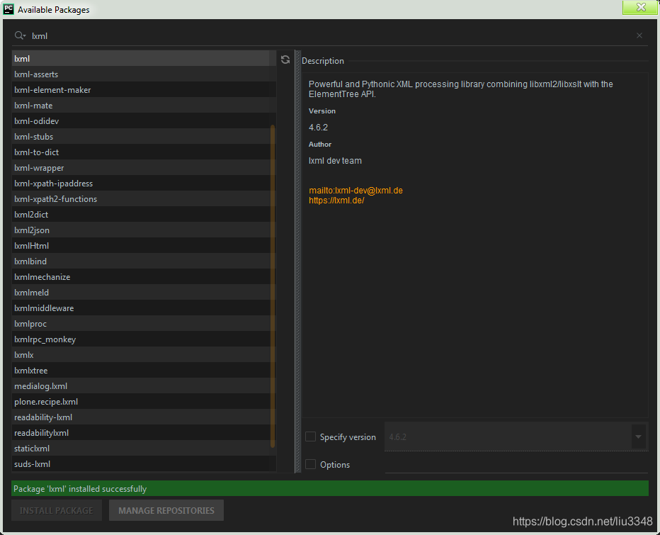 from lxml import etree ModuleNotFoundError: No module named ‘lxml‘-CSDN博客