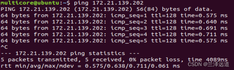 解决ubuntu18.04能和windows想互ping通，但是ubuntu无法上网的问题_wsl2 ubuntu18.04更改ip后无法访问互联网-CSDN博客