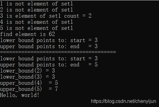 multiset学习之查找操作count,find,contains(C++20),equal_range,lower_bound,upper_bound_multiset find用法-CSDN博客