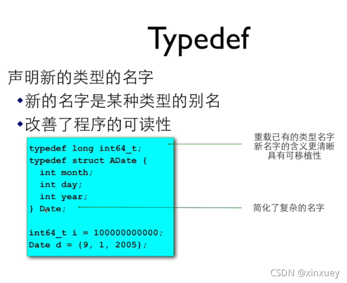 C语言（typedef和联合）_typedef int 声明在函数外部不可见-CSDN博客