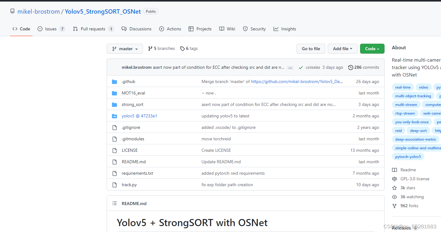 基于YOLOv5+Deepsort或者StrongSort的多目标跟踪（1）_yolov5+strongsort多目标追踪代码-CSDN博客