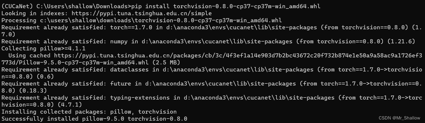 Pytorch环境准备_unable to create prefix directory-CSDN博客