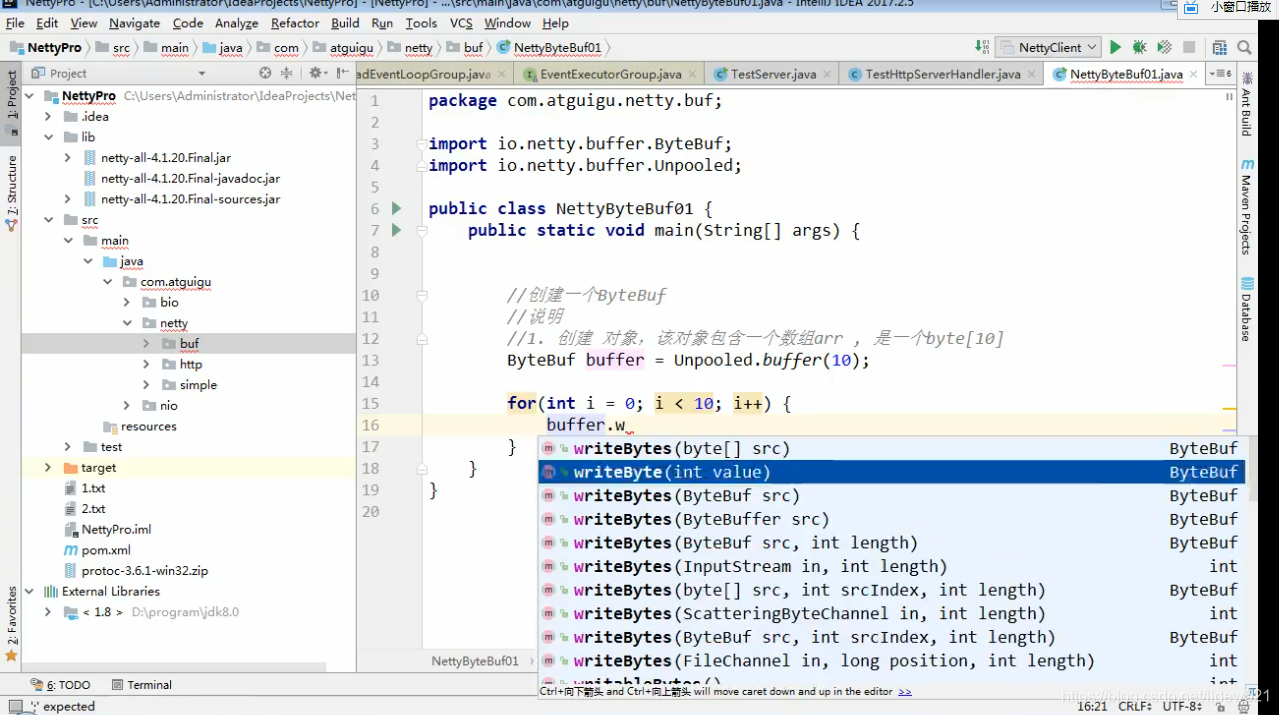 Netty工作笔记0055---Unpooled应用实例1-CSDN博客