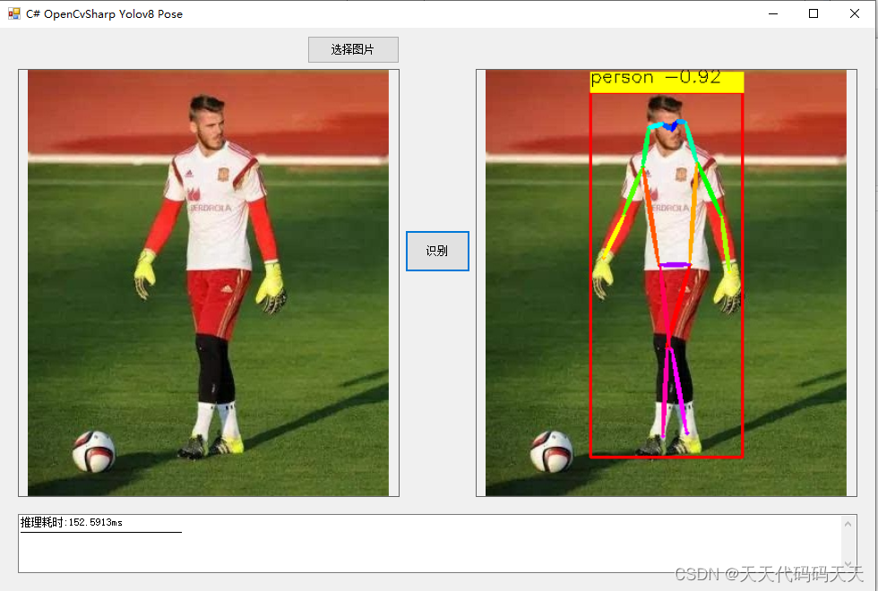 C# OpenCvSharp Yolov8 Pose 姿态识别_c# 调用yolov8-CSDN博客