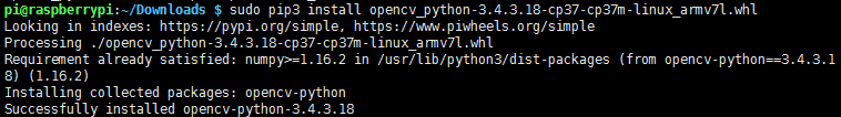 树莓派python3使用pip3安装opencv3.4-CSDN博客