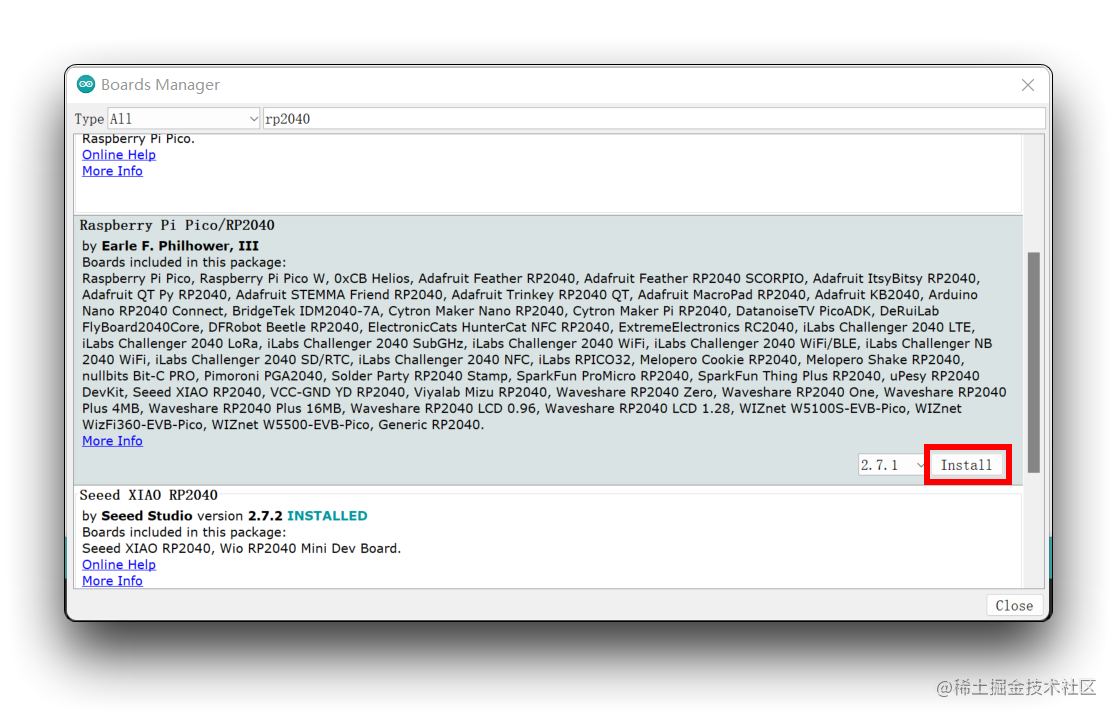 Arduino开发Seeed Studio XIAO RP2040_arduino stdio-CSDN博客