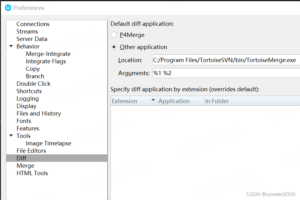 在P4(Perforce)中使用TortoiseMerge来比较合并_perforce merge-CSDN博客