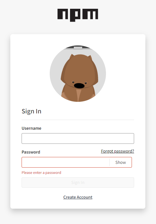 npm登录：忘记了用户名和密码，通过邮箱重设密码并登录_npm怎么查看账号密码-CSDN博客