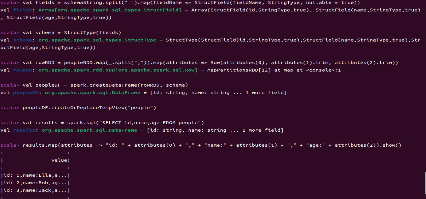 Spark SQL编程初级实践-CSDN博客