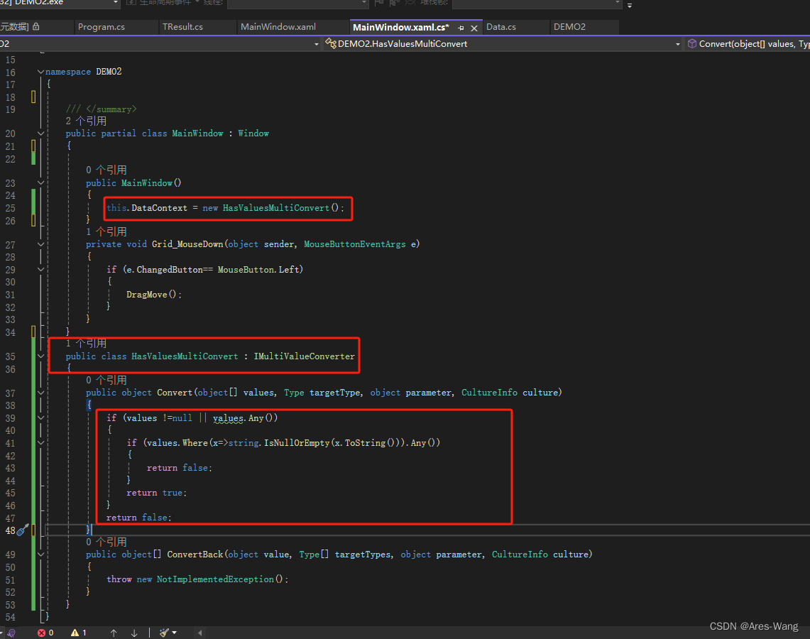 WPF 多路绑定、值转换器ValueConvert、数据校验-CSDN博客