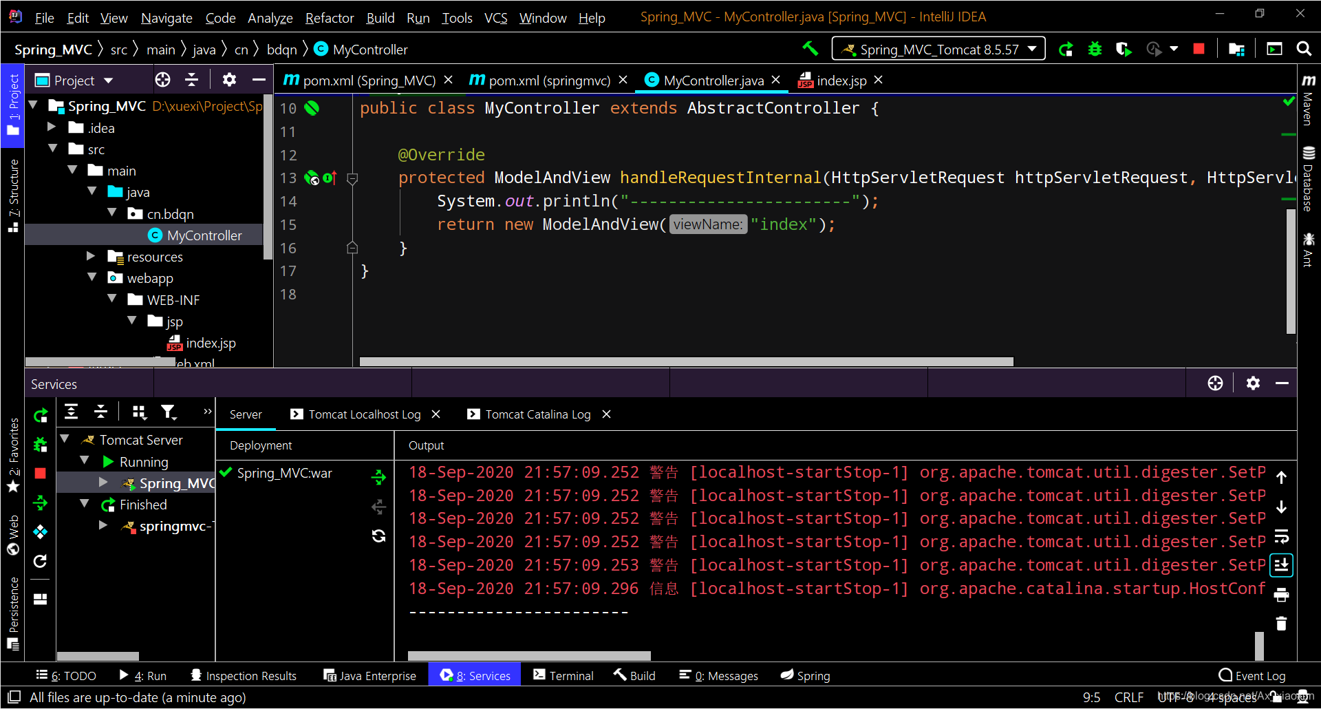 javax.servlet.ServletException: Servlet[SpringMvc]的Servlet.init（）引发异常处理-CSDN博客