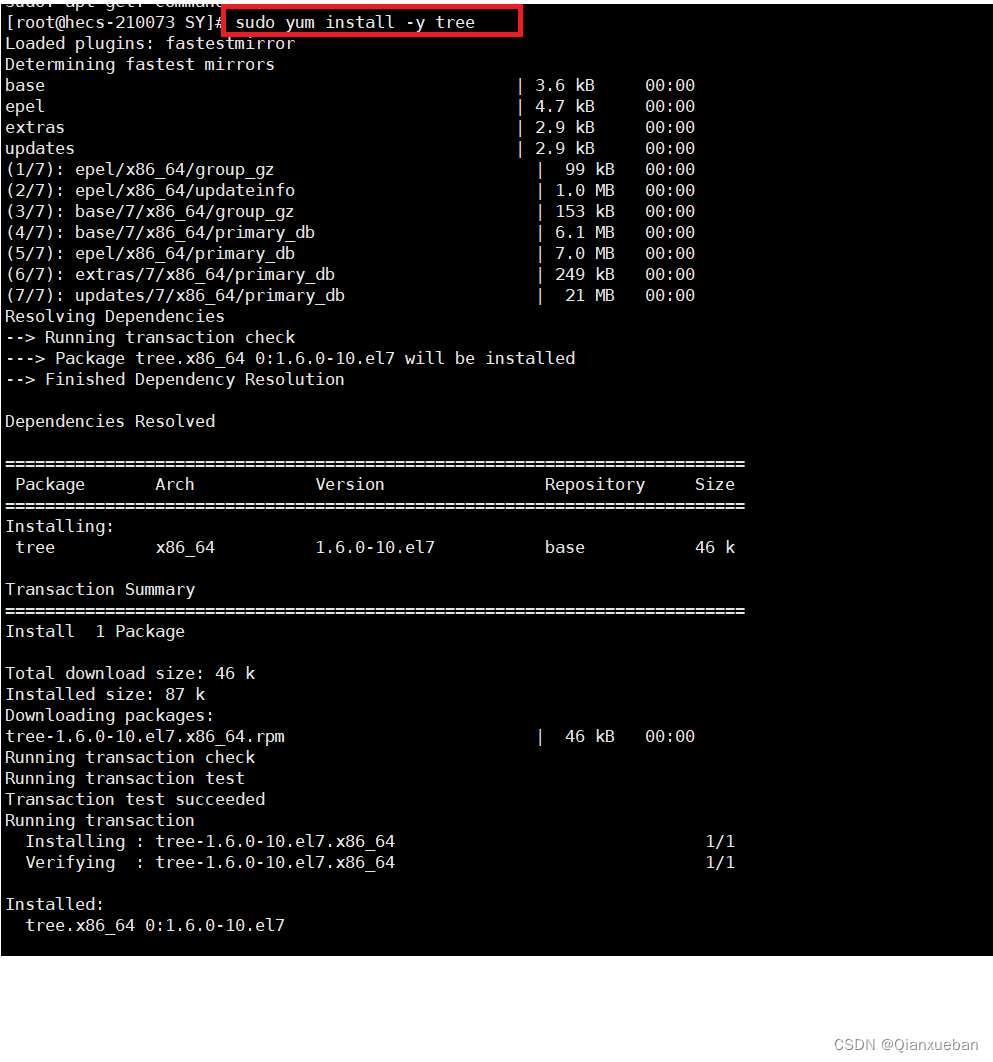 -bash: tree: command not found-CSDN博客