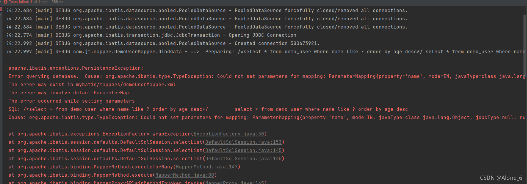 Mybatis BUG集-CSDN博客