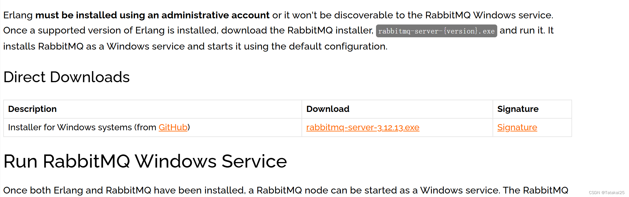 RabbitMQ安装（windows）_rabbitmq下载windows-CSDN博客