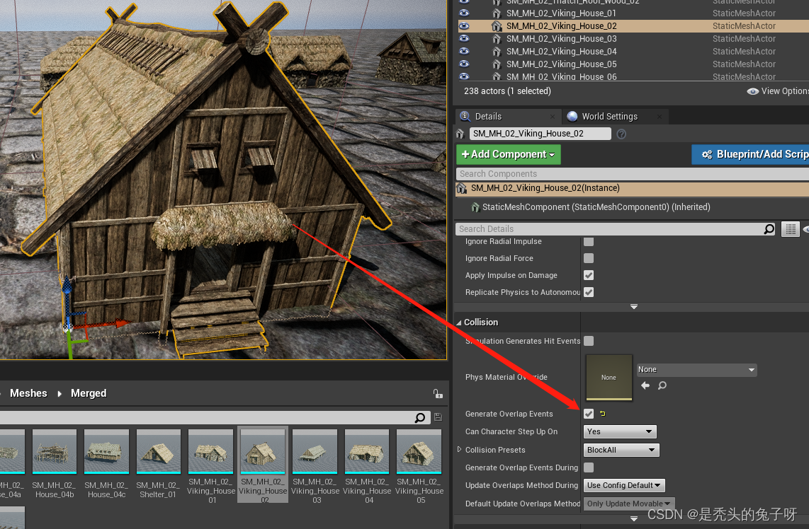 UE4 制作中遇到的BUG_静态网格体actor的staticmesh属性为空-CSDN博客