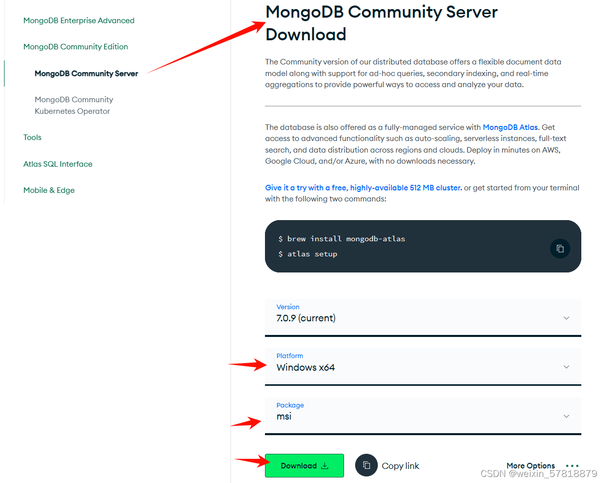 2024小白装MongoDB（新版），从安装mongoDB，到导入一个本地备份数据,文末含各种老版本安装遇到的踩坑问题总结_安装mongodb数据库-CSDN博客