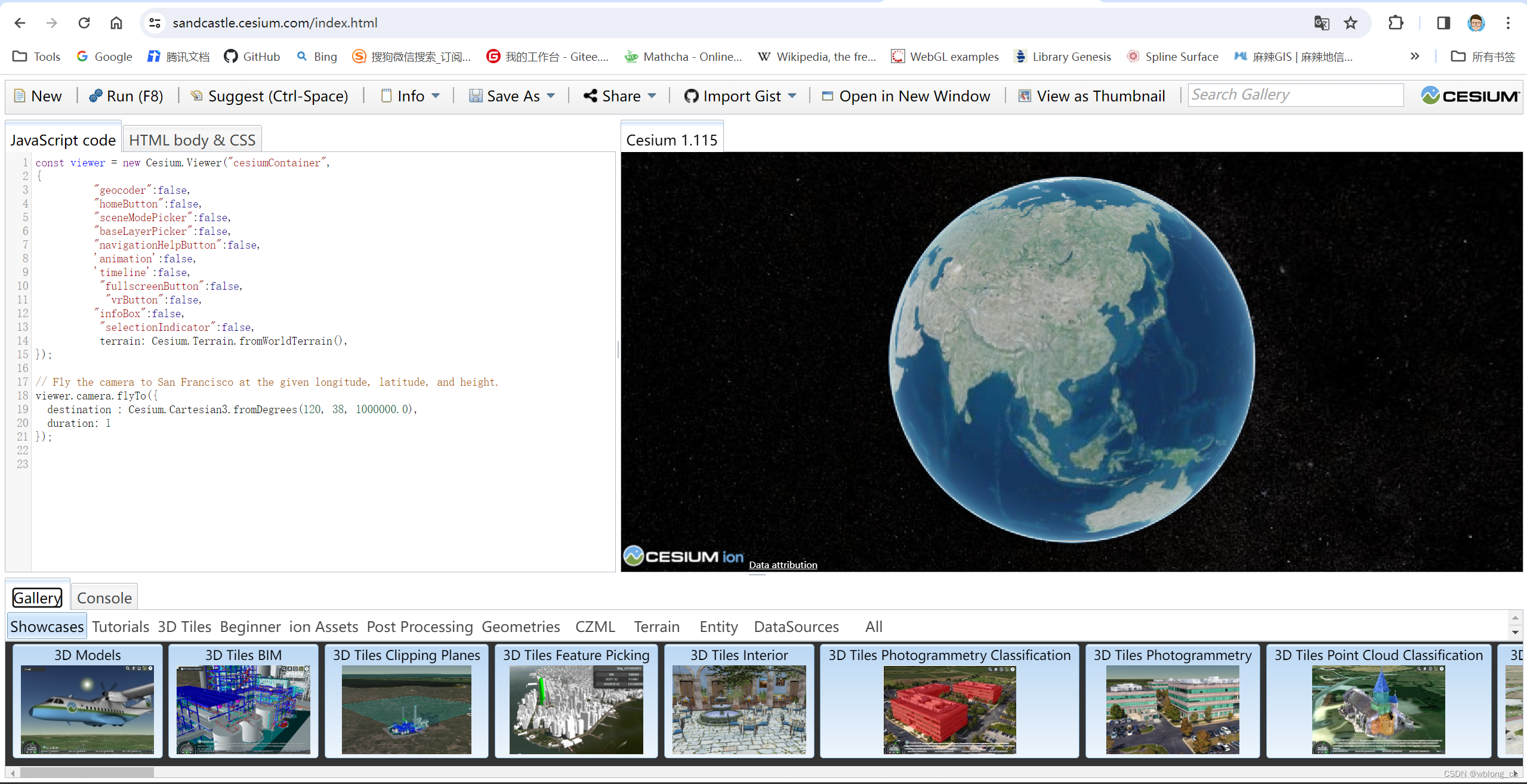 CesiumJS 沙盒_cesium沙盒-CSDN博客
