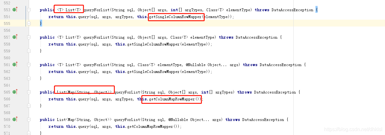 Jdbctemplate中query、queryForObject、queryForList、queryForMap方法使用_queryforobject怎么用-CSDN博客
