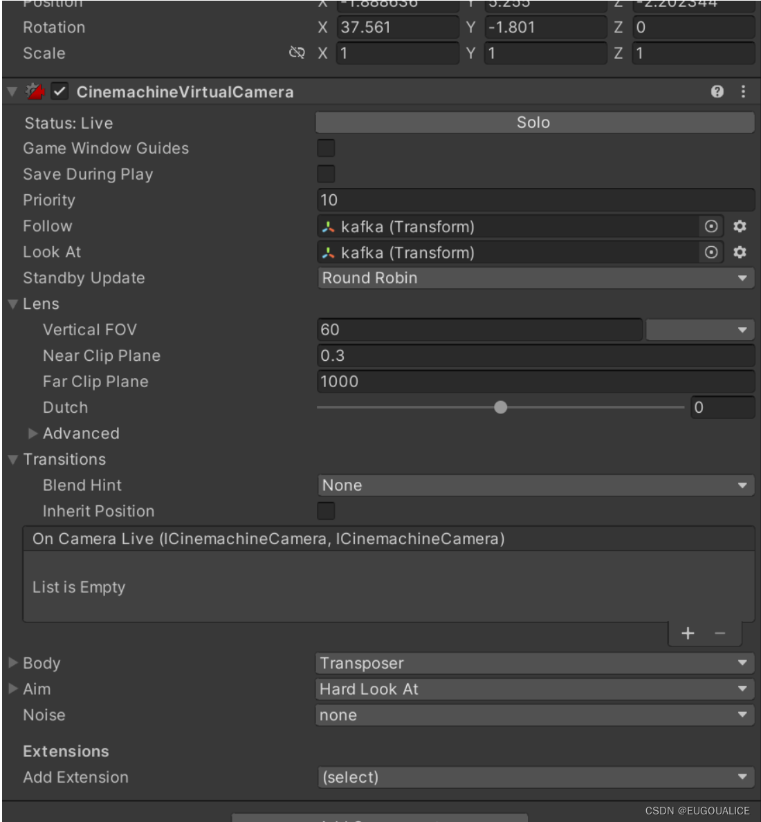 【Unity-Cinemachine相机】Cinemachine Brain属性详解_cinemachinebrain-CSDN博客