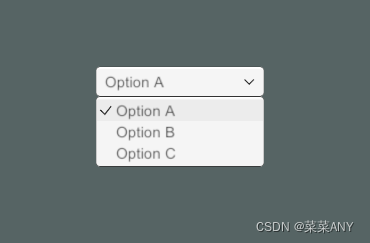 Unity UGUI 设置Dropdown的选项菜单显示在上面_unity dropdown上拉-CSDN博客
