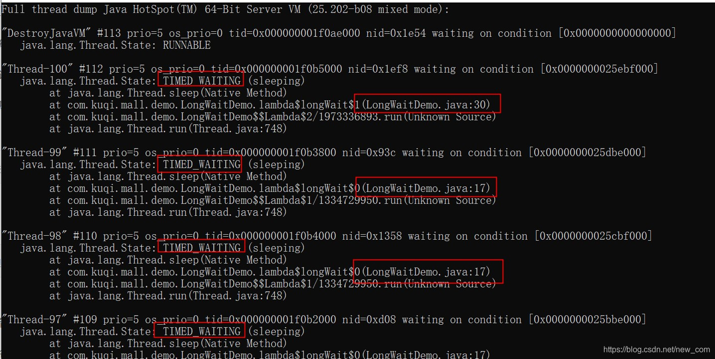 使用java命令jps和jstack快速定位线程状态_java发现线程没执行怎么定位-CSDN博客