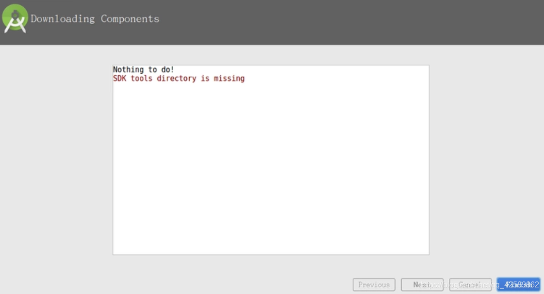 【Windows系统】Android Studio安装过程遇到SDK tools directory is missing问题-CSDN博客