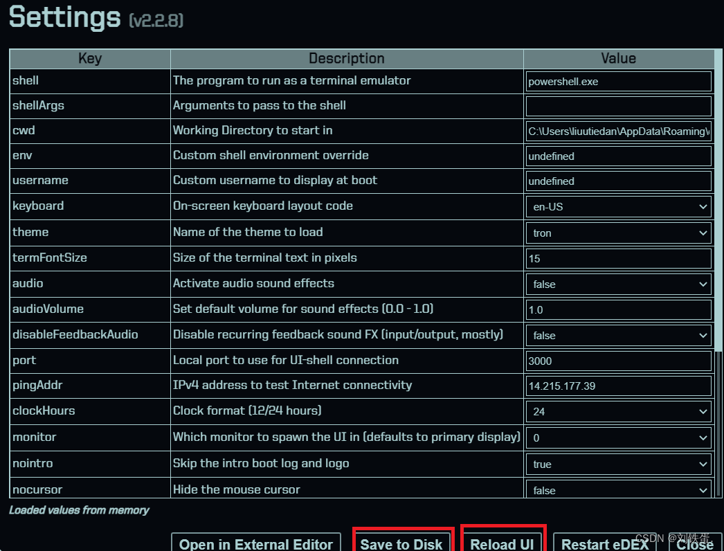 windews，linux，macOS伪装黑客-炫酷黑客风-安装eDEX-UI：命令操作及系统资源负载监控大屏-CSDN博客