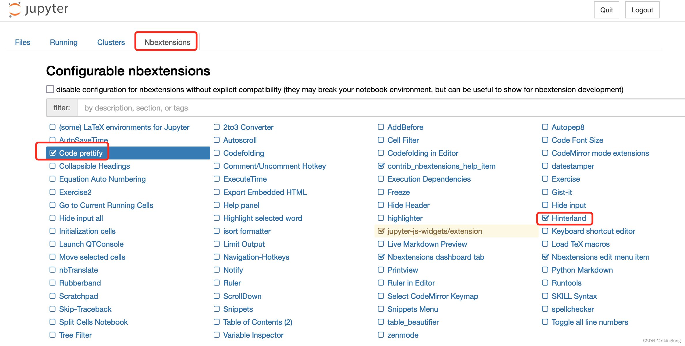 Mac环境下jupyter添加nbextension插件-CSDN博客
