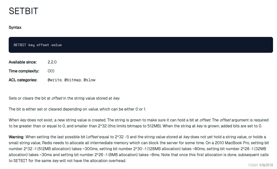 Redis-Bitmap位图及其常用命令详解_redis bitmap-CSDN博客
