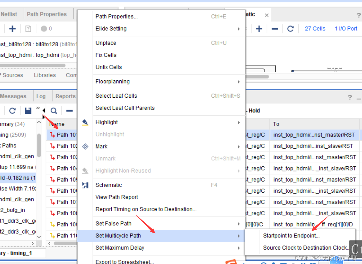 五、例外约束与布局布线等实现系统优化_startpoint to endpoint source clock to destination ...