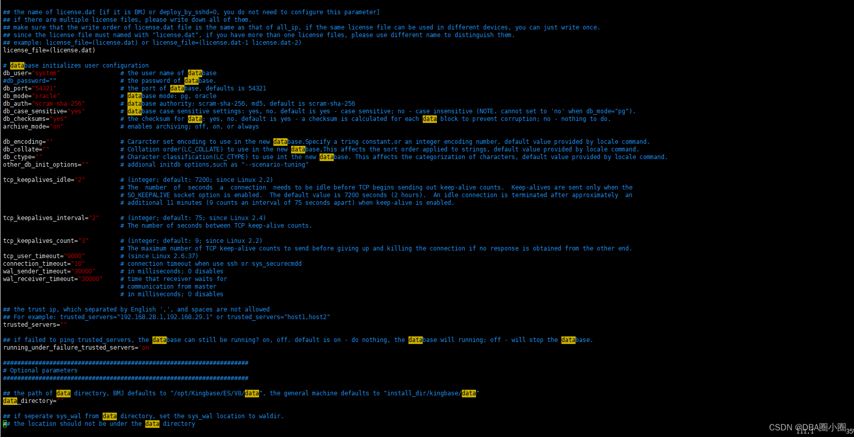 【KingbaseES】R6 Liunx下使用命令行部署数据库集群_linux系统kingbase命令-CSDN博客